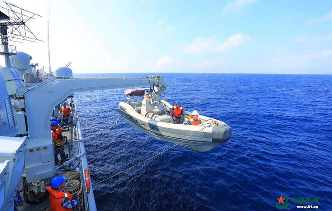 PLA Navy’s South Sea Fleet conducted rescue drills during the Spring ...