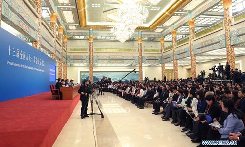 In pics: Chinese Premier meets press - Global Times