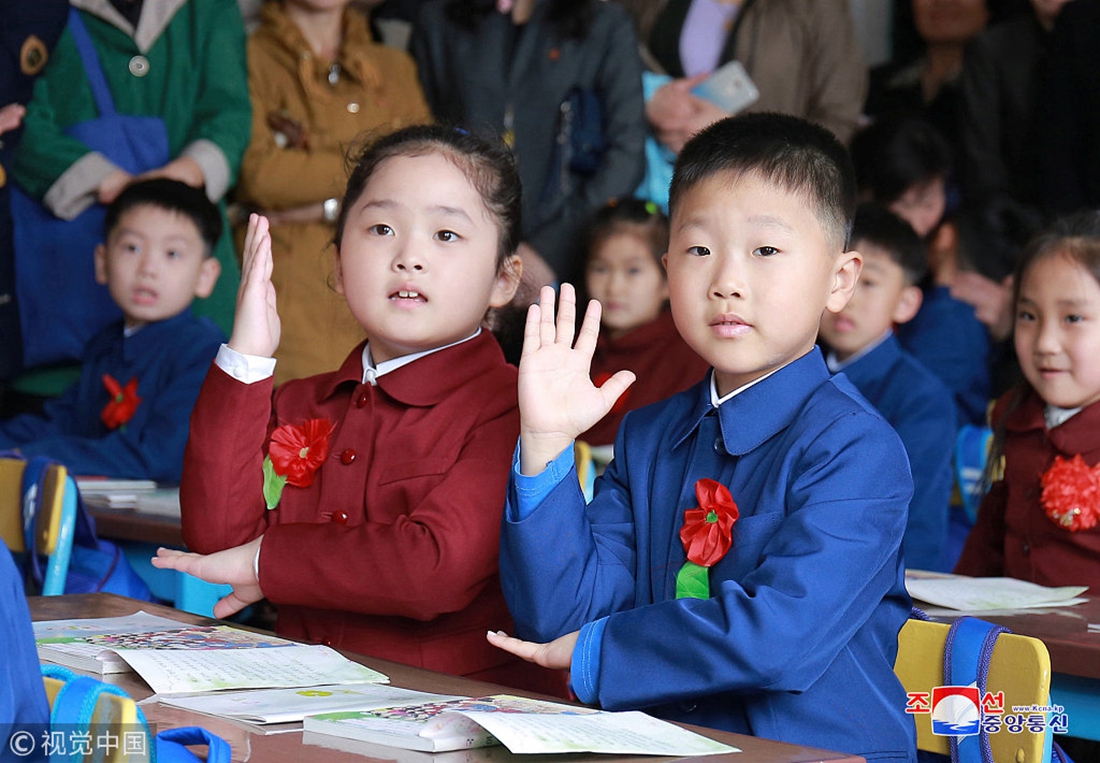 Students at North Korea school start semester - Global Times