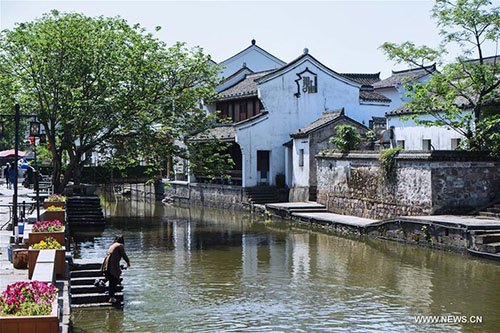 Scenery of Minghe ancient town in China's Zhejiang - Global Times