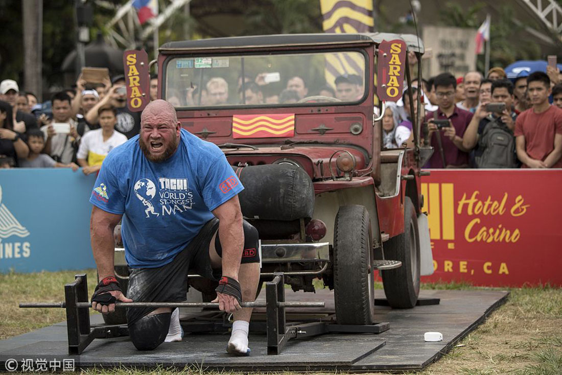 World's Strongest Man competition 2018 held in the Philippines - Global ...