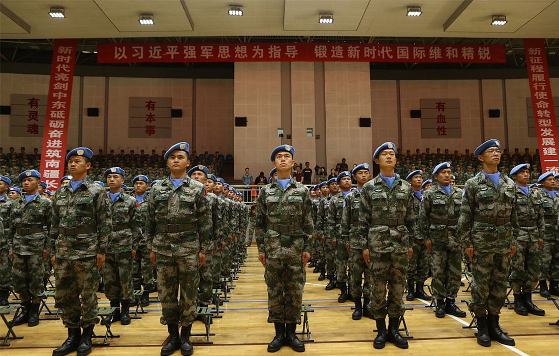 China’s 17th peacekeeping police force holds assembly for the ...