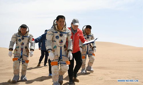 Chinese astronauts complete desert survival training - Global Times