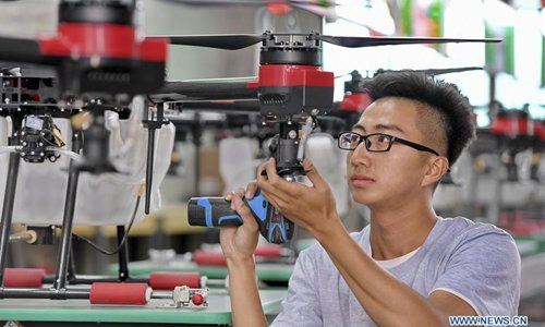 Drones embedded in people's lives across China - Global Times