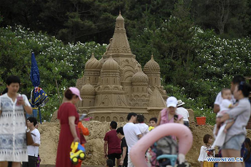 Exhibition of sand sculpture to meet public soon in China's Zhejiang ...