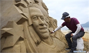 Exhibition of sand sculpture to meet public soon in China's Zhejiang ...