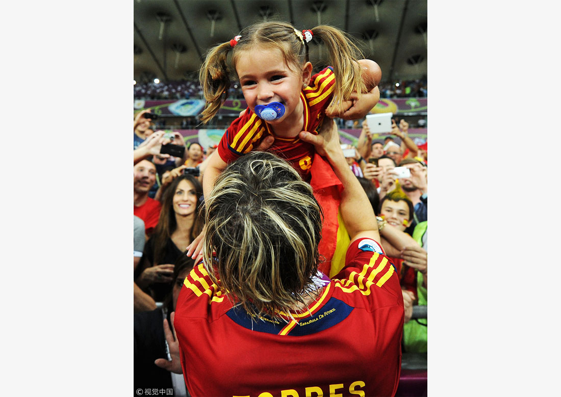 Football stars and their children share moments of joy, love - Global Times