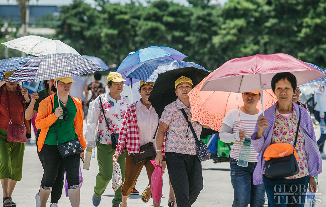 Beijing issues yellow alert as heat wave hits city - Global Times