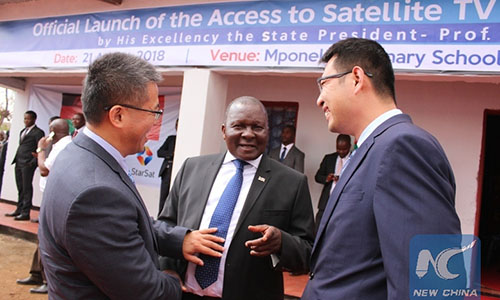 Chinese-aided project to connect 500 Malawi villages to satellite TV ...