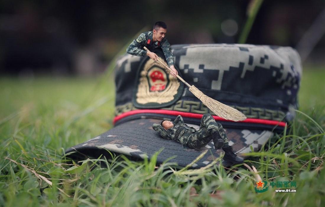 Soldiers take creative photos to commemorate their soon-to-be-finished ...