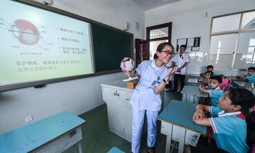 Classes taken to popularize knowledge of protecting eyes in E China's ...