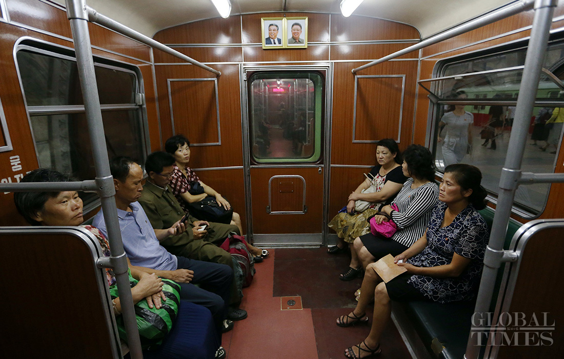 Inside Pyongyang Metro - Global Times