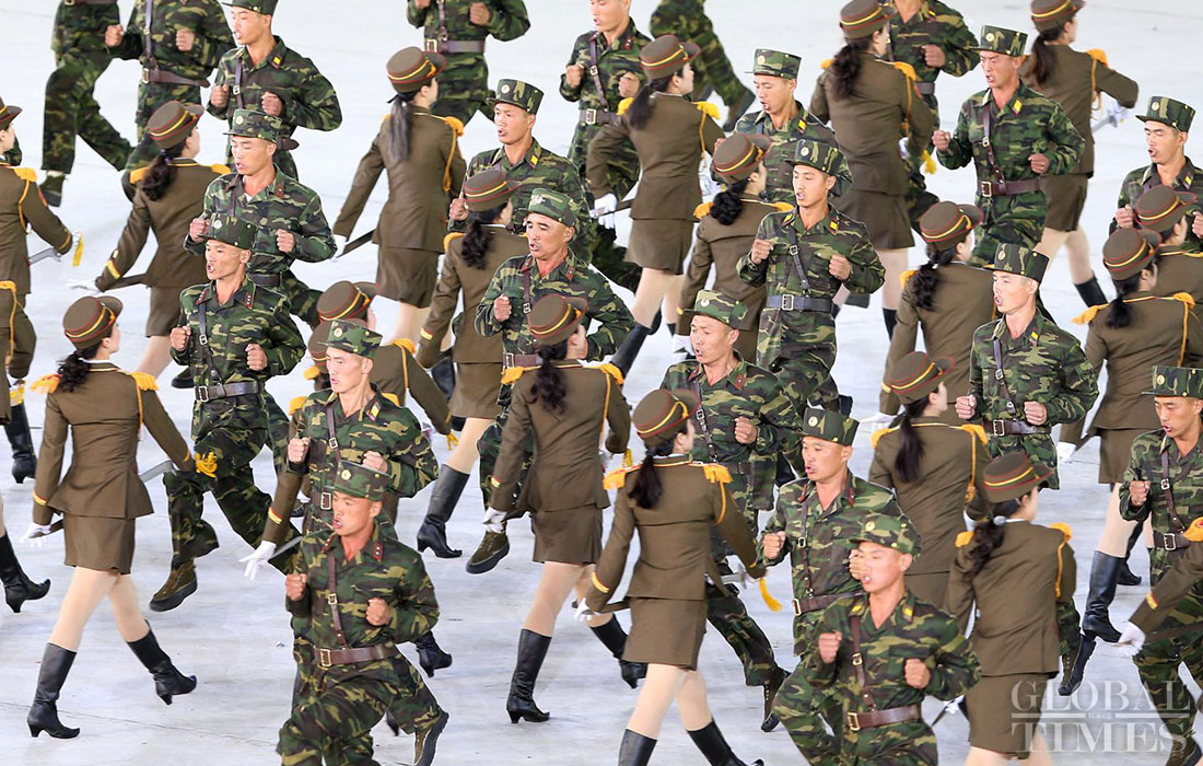 Gymnastics show in Pyongyang marks 70th anniversary of DPRK - Global Times