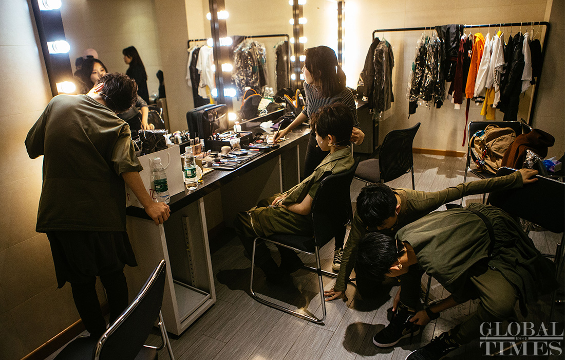 Backstage Makeup Room