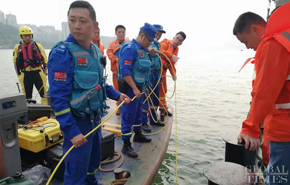 Robot confirms location of sunken Chongqing bus - Global Times