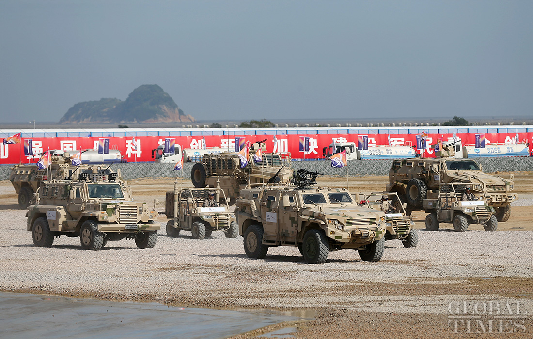 Ground forces equipment take center stage at Airshow China on Wednesday ...