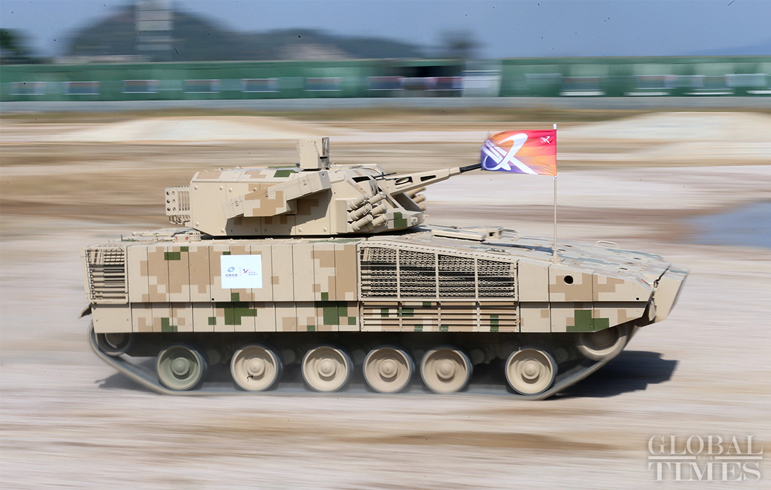 Ground forces equipment take center stage at Airshow China on Wednesday ...
