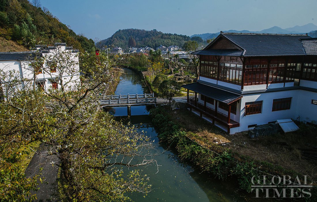 Heavily polluted village in E.China’s Zhejiang transformed into green ...