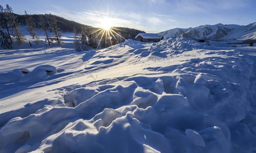 Kanas attracts visitors in winter with snow scenery in NW China's ...
