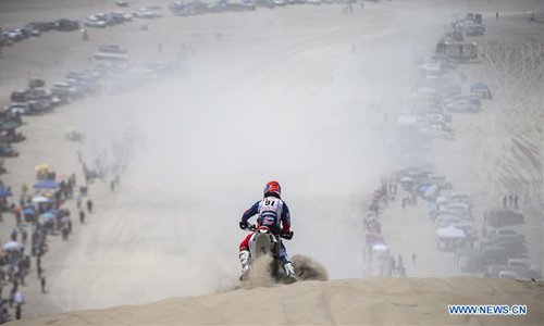 Highlights of 2nd stage of 2019 Dakar Rally Race - Global Times