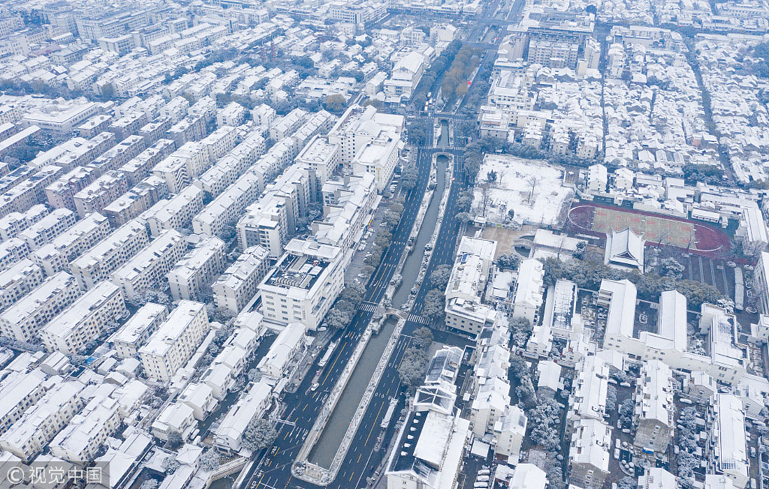 Snow transforms the lower areas of the Yangtze River - Global Times
