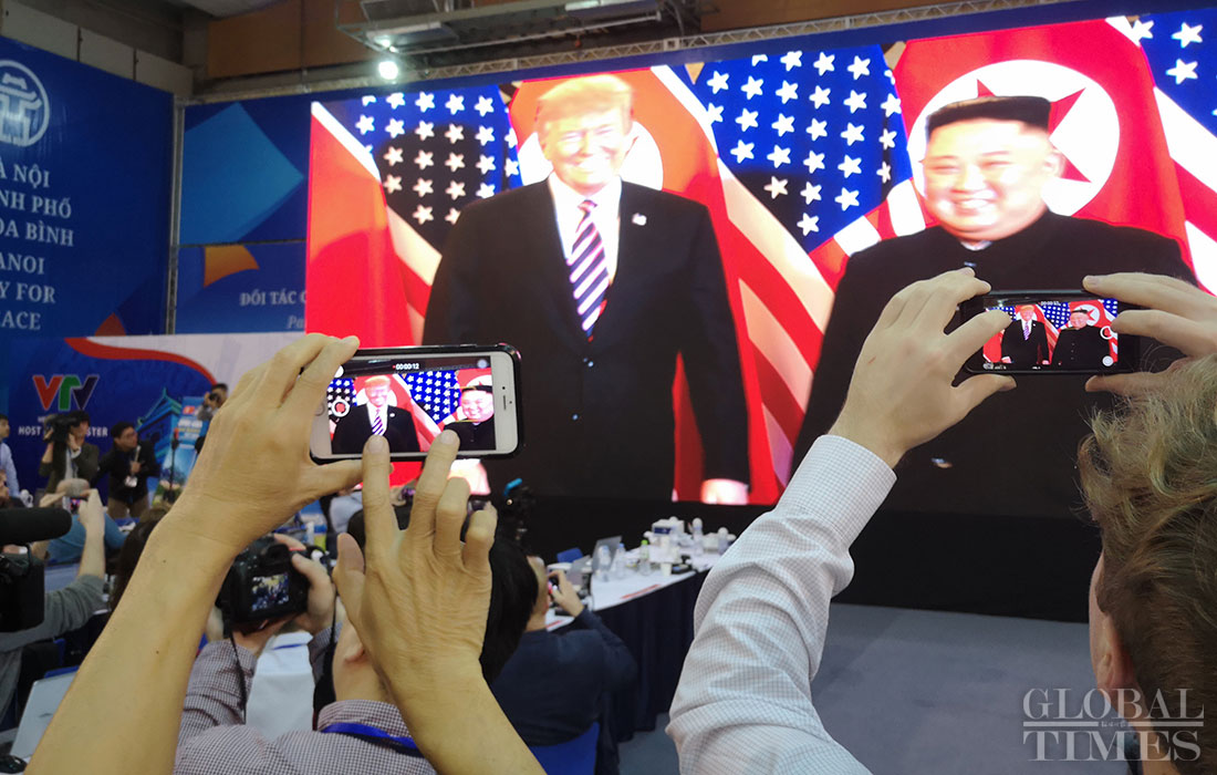 DPRK, US leaders meet in Hanoi, Vietnam for 2nd summit - Global Times