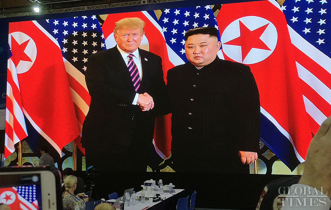 DPRK, US leaders meet in Hanoi, Vietnam for 2nd summit - Global Times