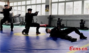 Female special police show skills ahead of International Women's Day ...