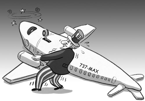 Boeing 737 Max : r/editorialcartoons