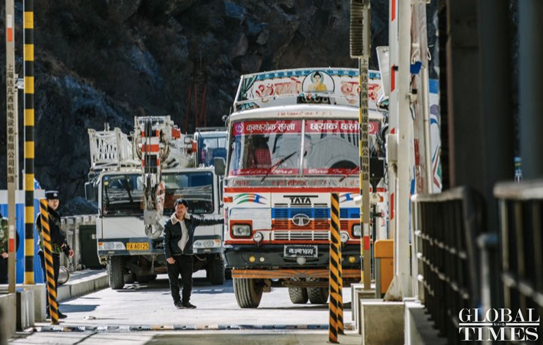 Gyirong port witnesses the prosperous view brought by the Belt and Road ...