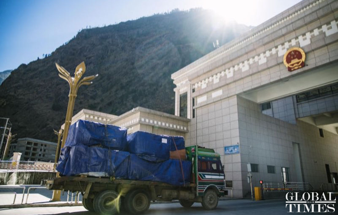 Gyirong port witnesses the prosperous view brought by the Belt and Road ...