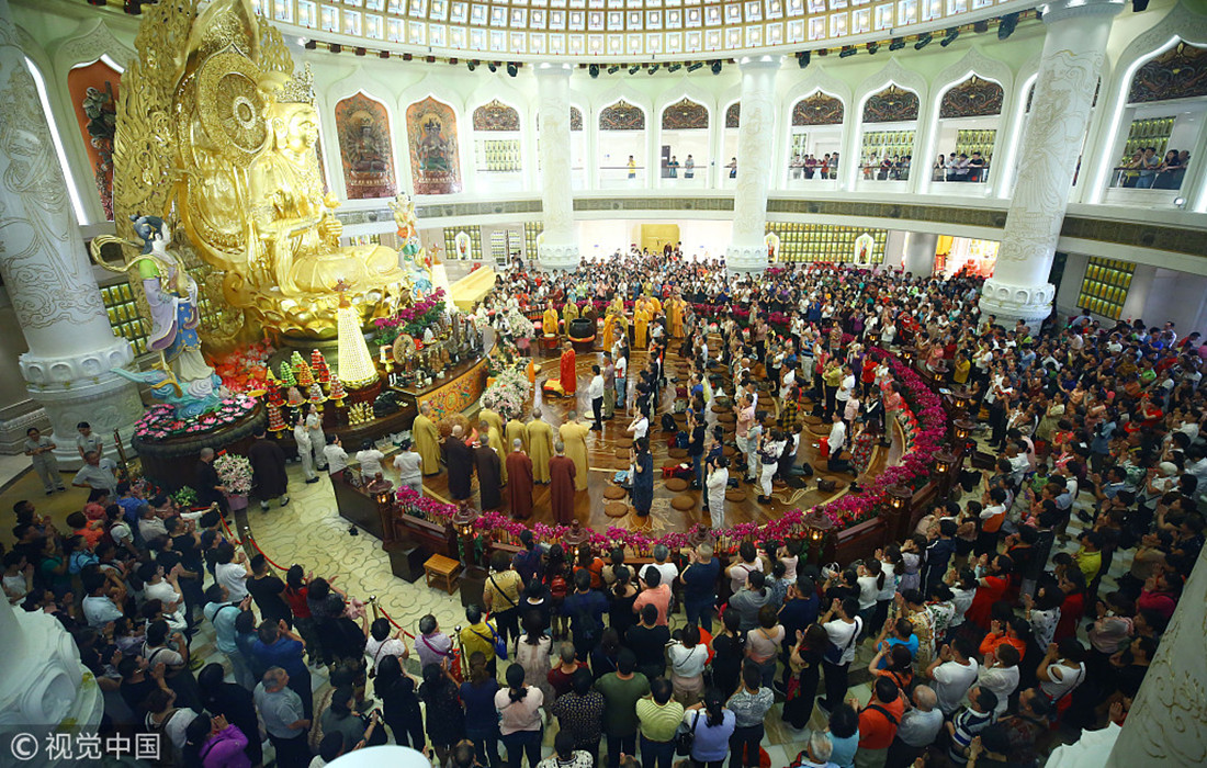 Prayers mark the birthday of Guanyin in South China - Global Times