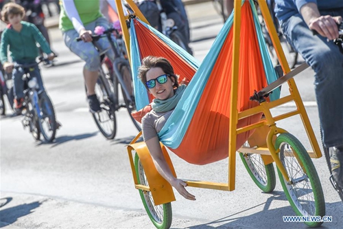 Bike carnival held in Vienna - Global Times