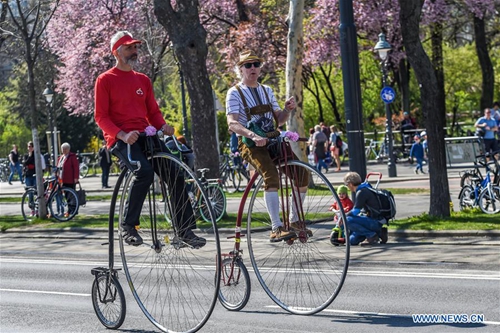 Bike carnival held in Vienna - Global Times