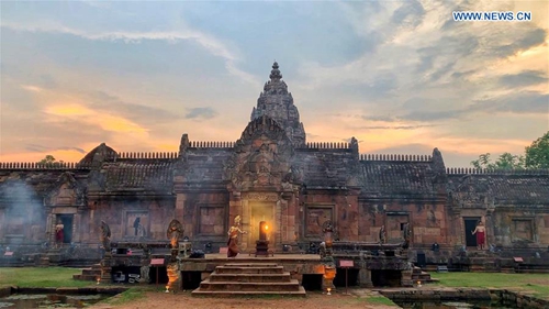Parade Kheun Khao Phanom Rung held in Thailand to promote traditional ...