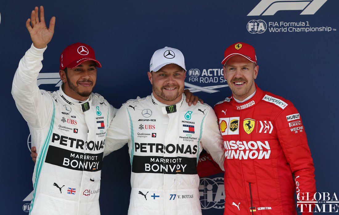 Qualifying session for F1 Chinese Grand Prix in Shanghai - Global Times