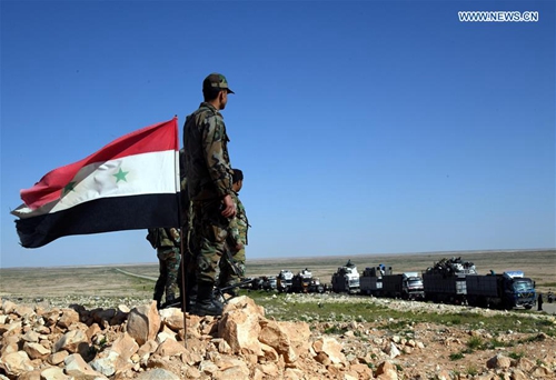 Displaced Syrians leave rebel-held Rukban refugee camp - Global Times