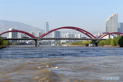 Scenery of Yellow River in Lanzhou, NW China - Global Times