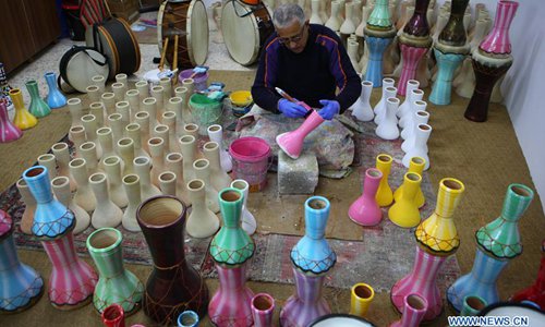 Palestinian artisan produces musical instruments in West Bank city of ...