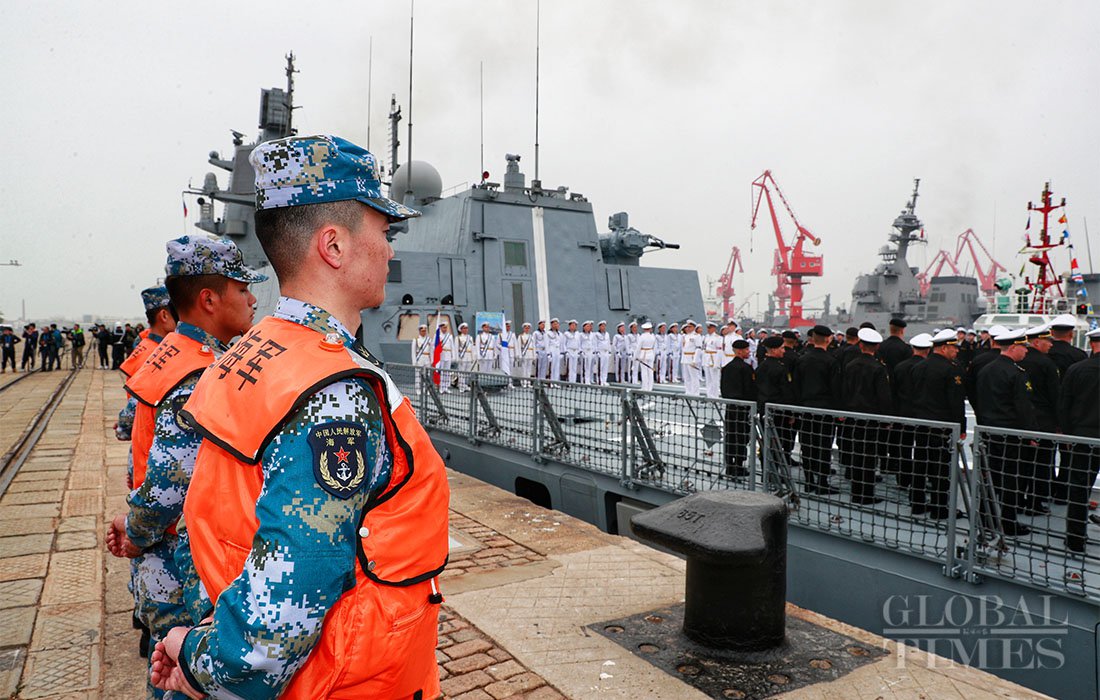 Russian vessels arrive in Qingdao for naval parade marking Chinese Navy ...