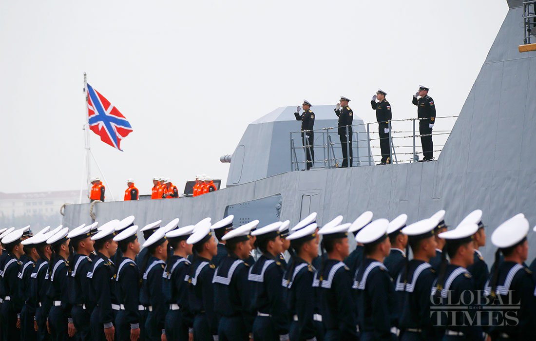 Russian vessels arrive in Qingdao for naval parade marking Chinese Navy ...