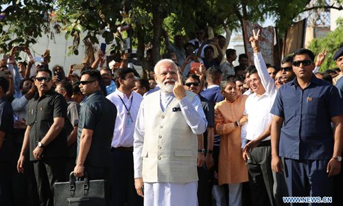 Indian PM casts vote as 3rd phase of elections underway in India ...