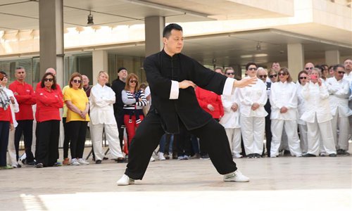 World Taiji Day celebrated in Valletta, Malta - Global Times