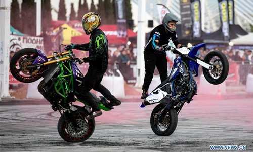 Highlights of 14th Motor Festival in Athens - Global Times