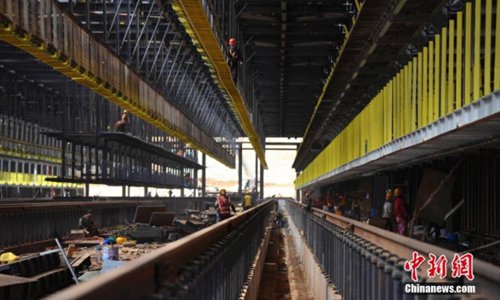 Mega service station for high-speed trains in Kunming - Global Times