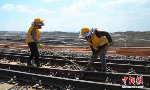 Mega service station for high-speed trains in Kunming - Global Times