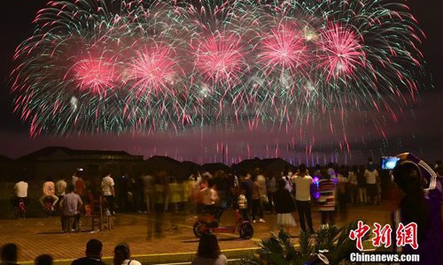 Highlights of opening ceremony of 14th China (Liuyang) Int'l Fireworks ...