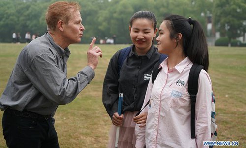 Visually impaired girls face life with optimism and hope in Nanjing ...