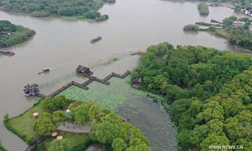 Scenery of Shajiabang Scenic Spot in Changshu, E China - Global Times