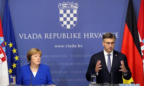 Germany supports Croatia's Schengen accession: Merkel - Global Times